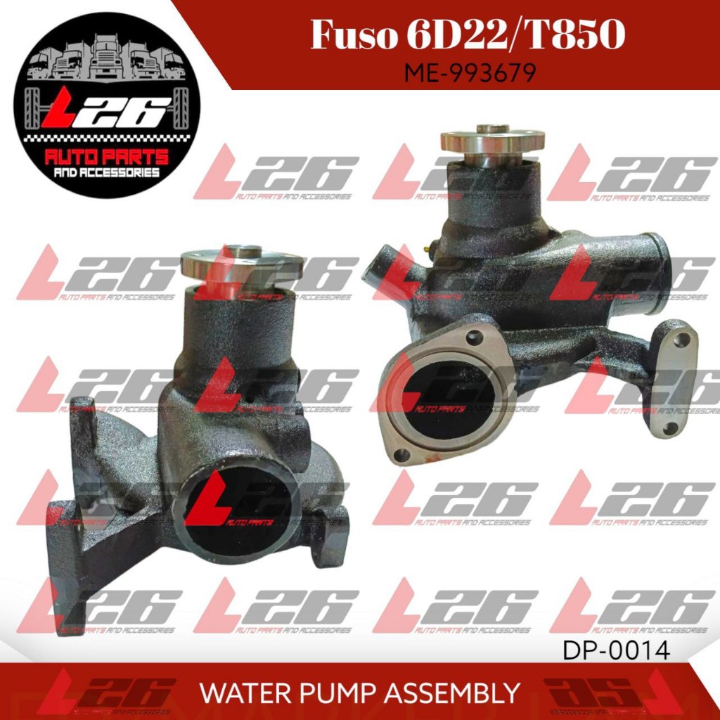 Mitsubishi Fuso 6D22/T850 WATER PUMP ASSEMBLY DP-0014 ME993679 | Shopee ...