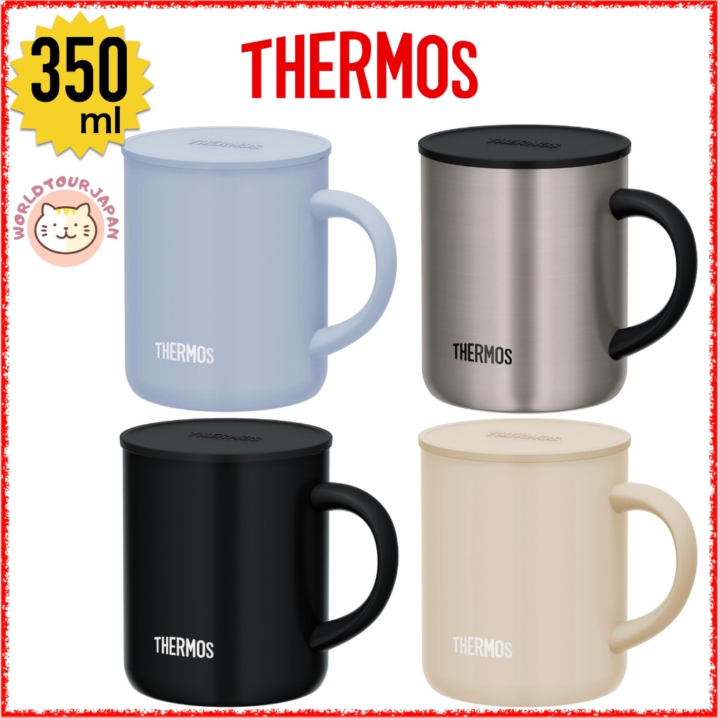THERMOS / JDG-352C / Vacuum Insulated Mug Cup with Lid / 350ml / available HOT of COLD drink ...