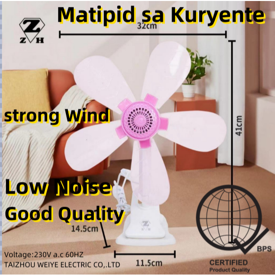 20/40pcs Mini Clip Fan 5 Blades Table Clip Fan Portable Desk Fan Home ...