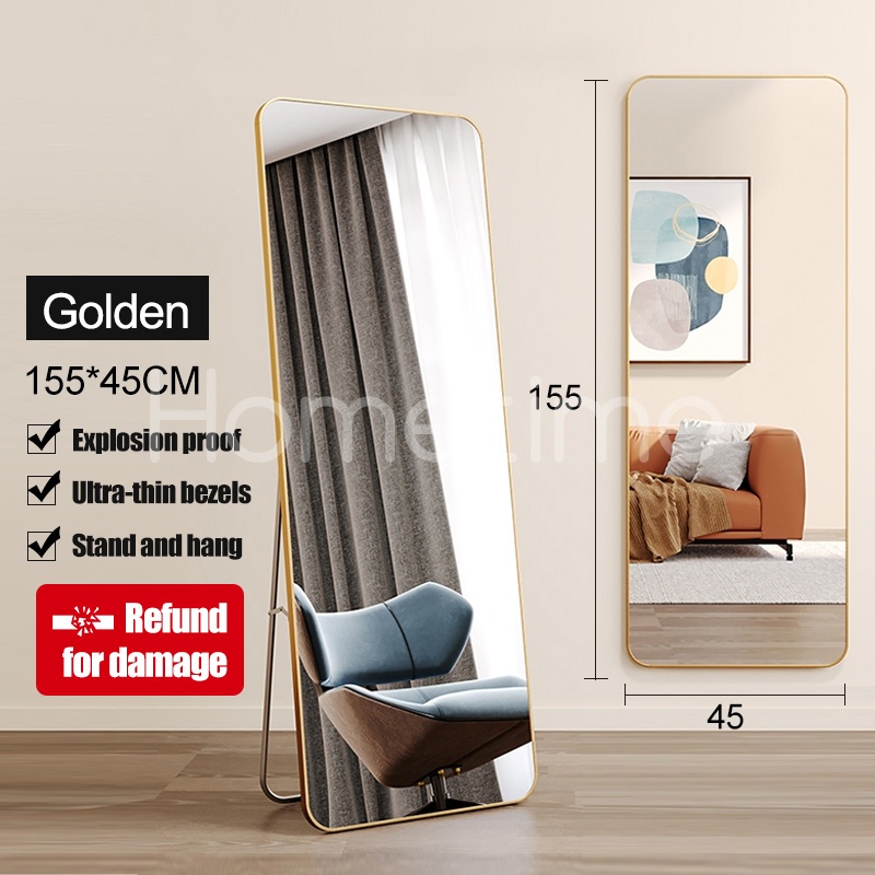 Mirror 160*50cm Full-length mirror Whole Body Mirror, Floor-to-ceiling ...