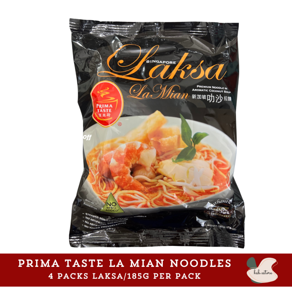 PRIMA LAMIAN LAKSA / AUTHENTIC TASTE / 185G PER PACK | Shopee Philippines