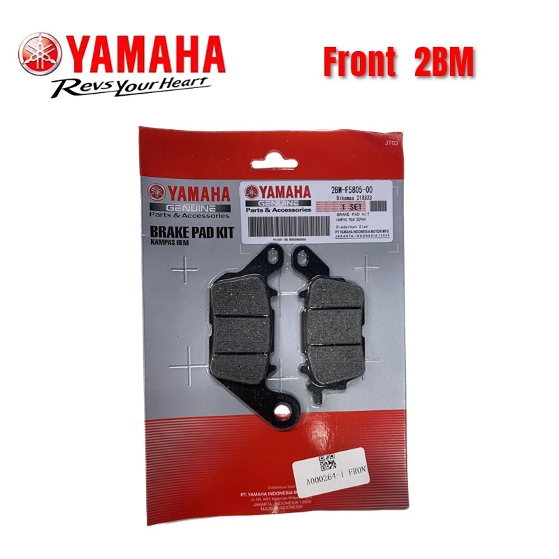 YAMAHA NMAX BRAKE PAD FRONT And REAR Set FOR NMAX V1 V2 | Shopee ...
