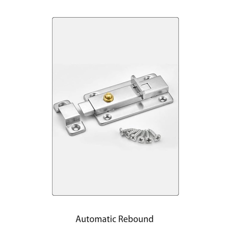 Lock For Door Stainless Steel Spring Bolt Heavy Duty Safety Lock Buckle ...