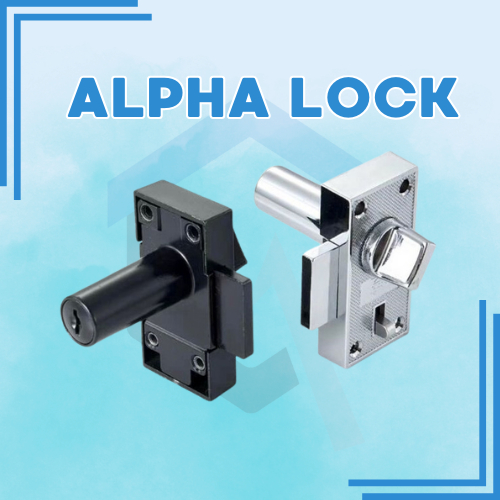 Alpha lock Aluminum Screen Door Lock Chrome Brown White for Screen Door ...
