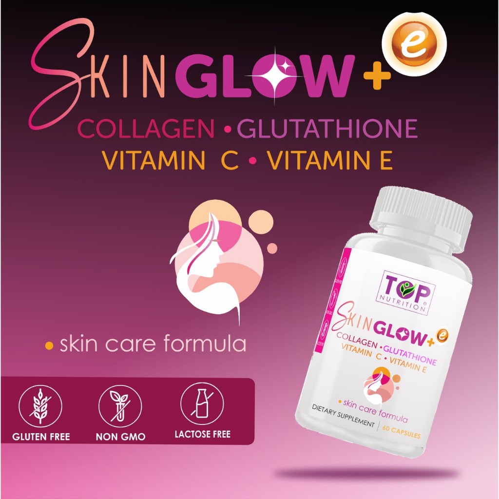SKINGLOW Plus Vit E Collagen Glutathione Vitamin C | Shopee Philippines