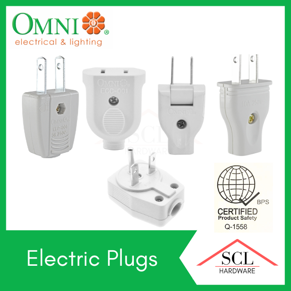 OMNI Electrical Plugs (Different types) | Shopee Philippines