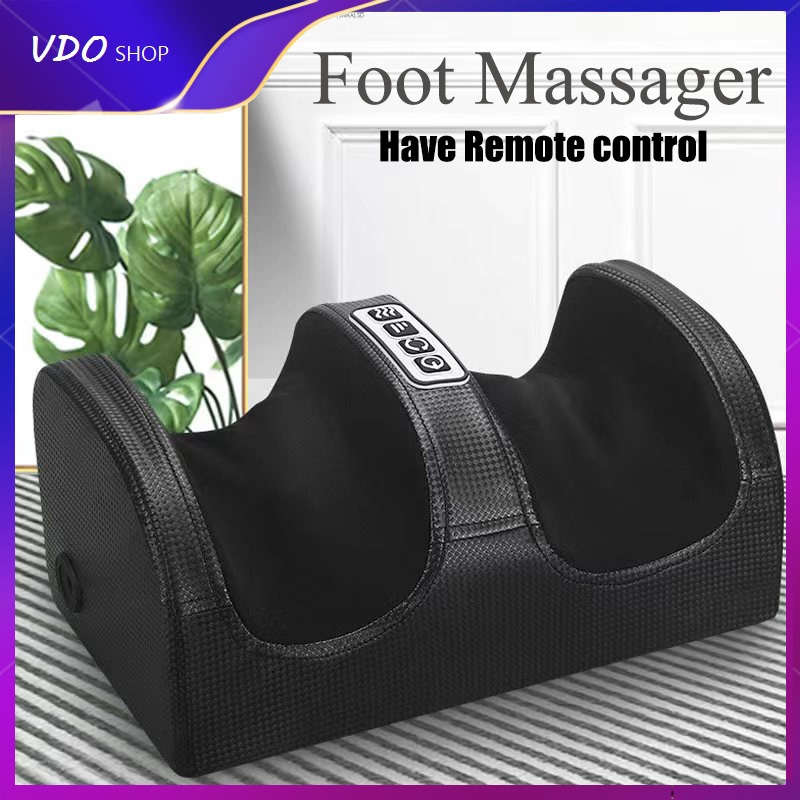 Electric Foot heating Leg Relax Massager Acupoint Machine Remote ...