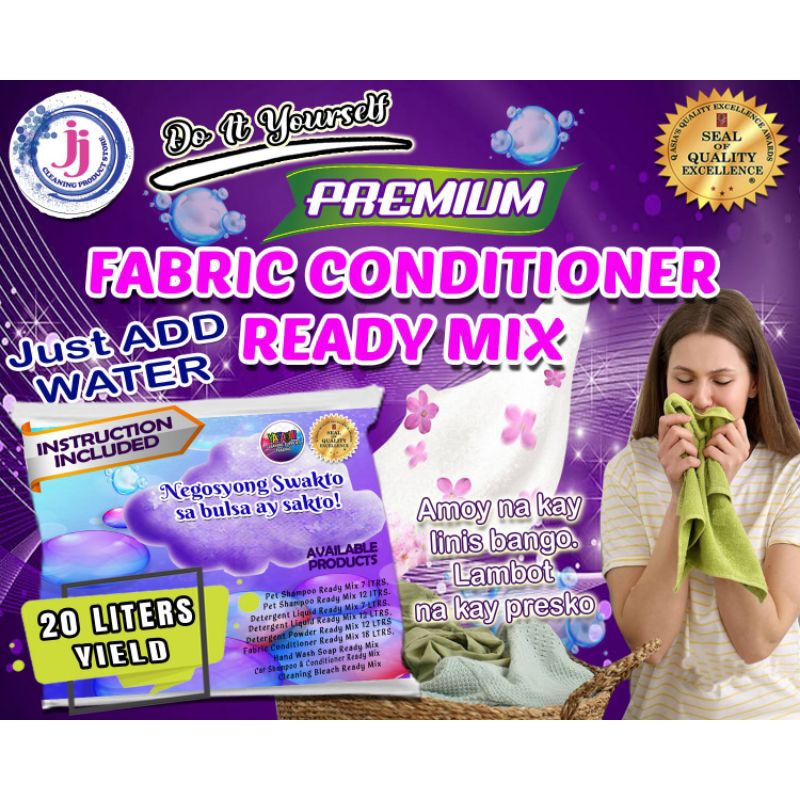 PREMIUM FABCON READY MIX JUST ADD WATER 10L to 20L YIELD | Shopee ...