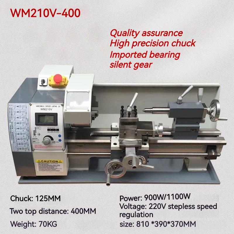 COD 1100W WM210 Multi-function Lathe Machine Mini Lathe Machine for ...