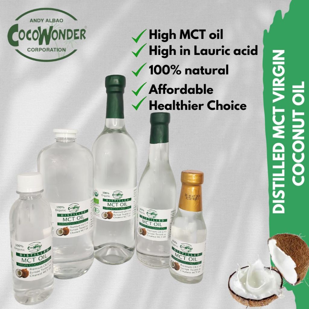 1LTR GPB CocoWonder, DISTILLED MCT COCONUT OIL 100% C8/C10 | Shopee ...