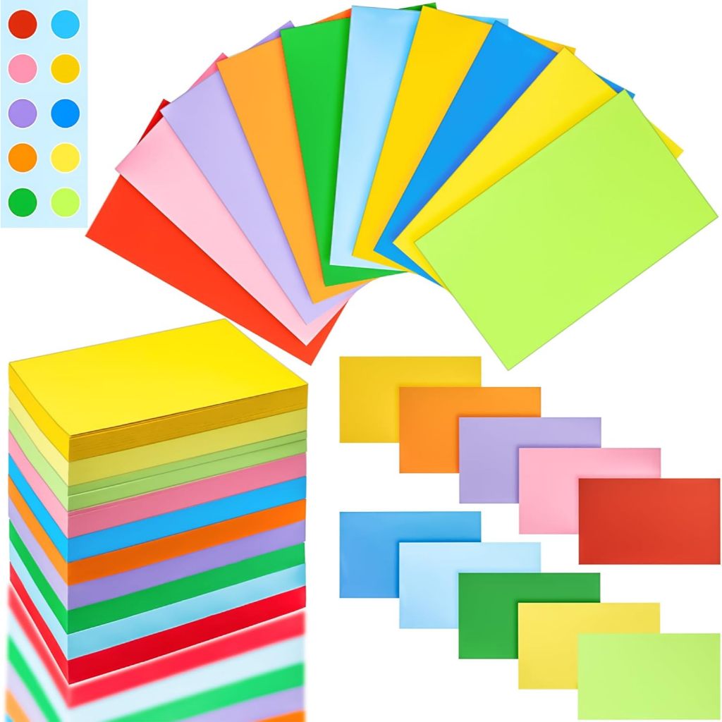 Index Cards 3x5 Inches l 230 GSM l Colorful l Rainbow l Making Flash ...