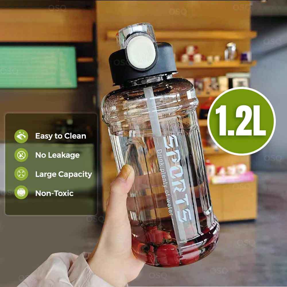 OSQ 1.2L Portable High-Temperature Resistant Large Capacity Sports ...