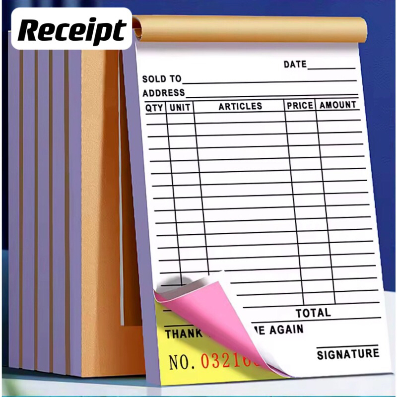 10PCS Small Reciept with carbon 2ply wholesale resibo carbonized ...