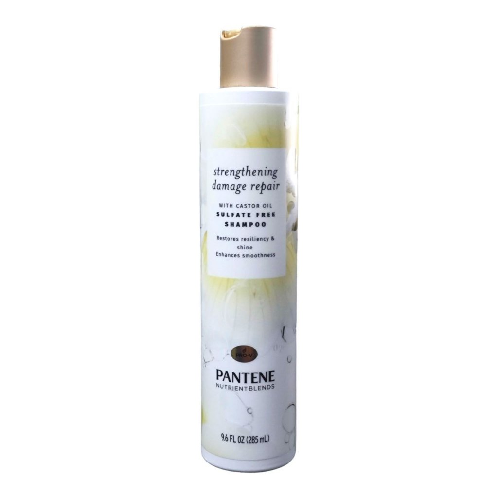 Pantene Sulfate Free Shampoo with Castor Oil, Nutrient Blends ...