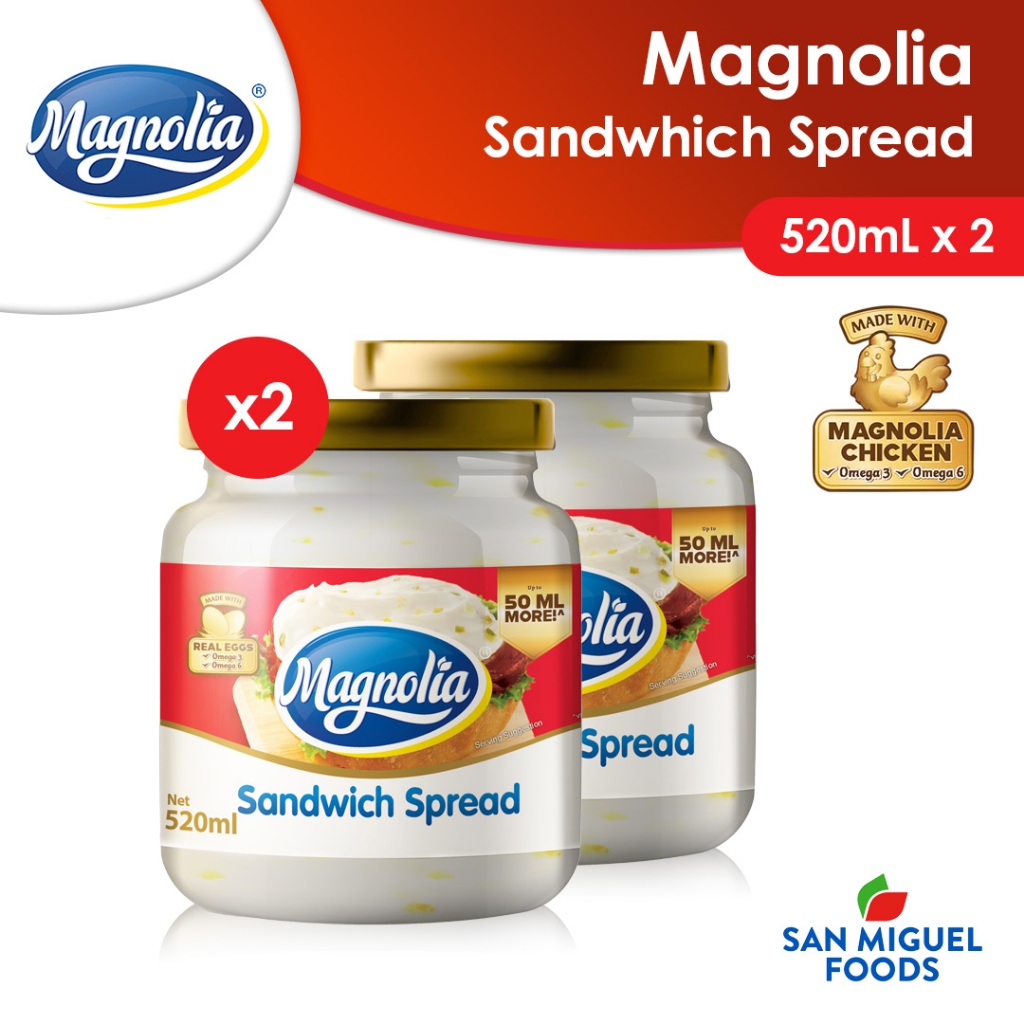 MAGNOLIA Sandwich Spread 520ML Made with Magnolia Chicken; with Omega 3 ...