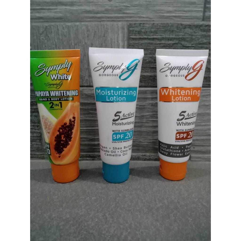 Symply G whitening Lotion / Papaya Whitening / Moisturizing Lotion with ...