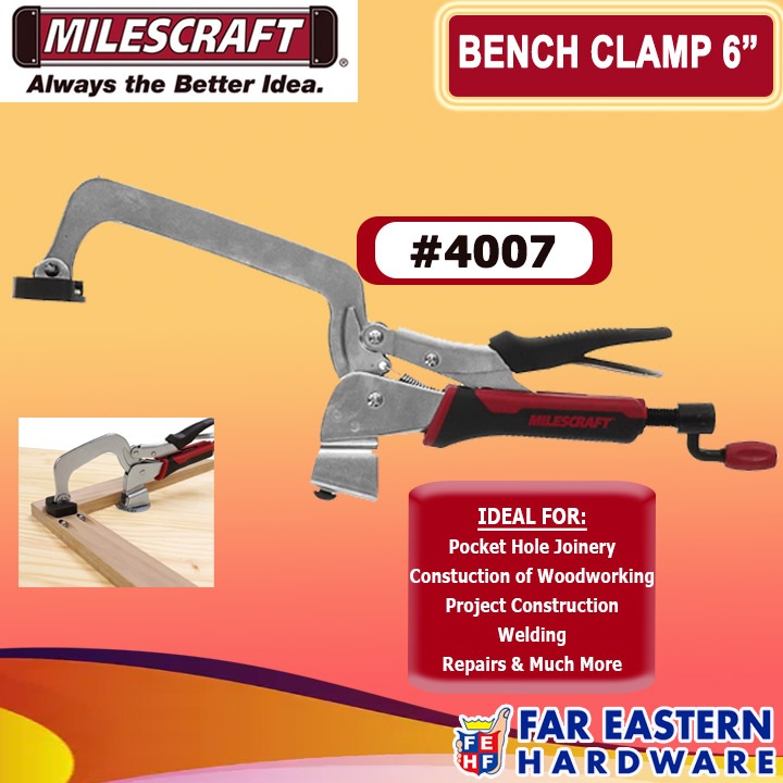 MILESCRAFT Bench Clamp 6" #4007 | Shopee Philippines