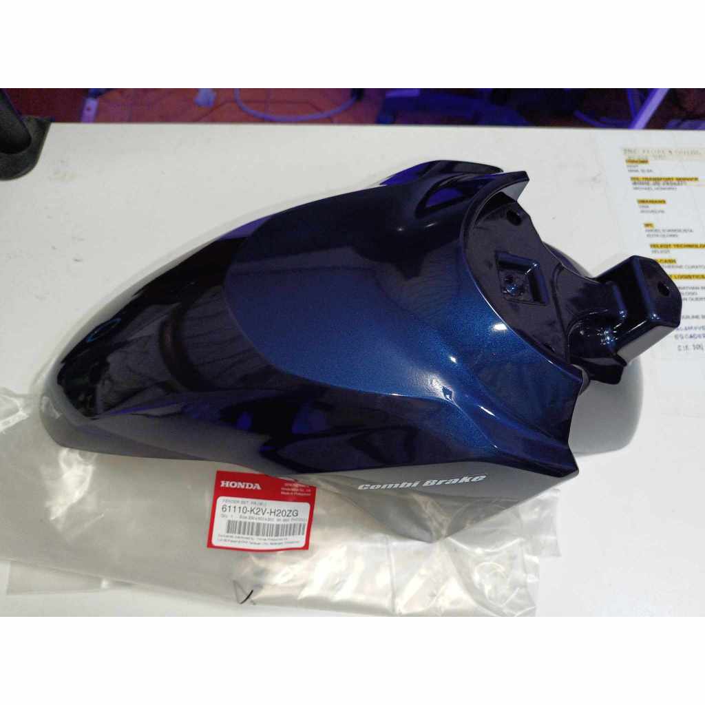 GENUINE HONDA FRONT FENDER CLICK V3 61110-K2V-H20ZG STELLAR BLUE ...