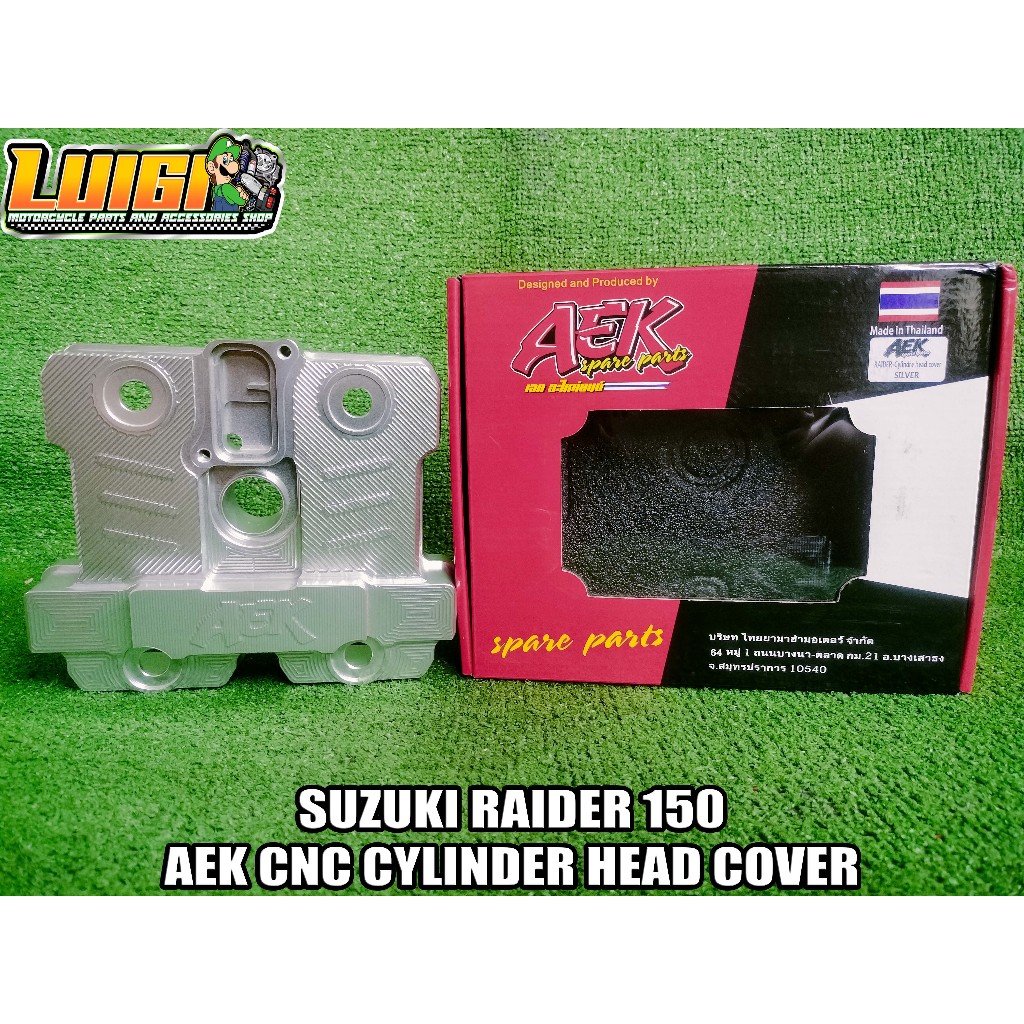 AEK SUZUKI RAIDER 150 CNC CYLINDER HEAD COVER 100% THAILAND MADE ...