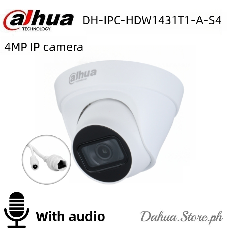 Dahua 4MP Entry IR Fixed-focal Eyeball Netwok Camera With audio IP camera IP67 protection IP ...