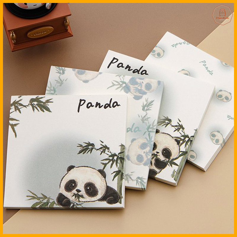 CHO⭐Panda Memo Book Tearable Sticky Note Creative Memo Cartoon Cute ...