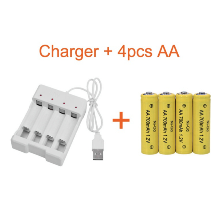 AA Double A Battery 1000mah Battery Plus Fast Charger For Toy Camera ...
