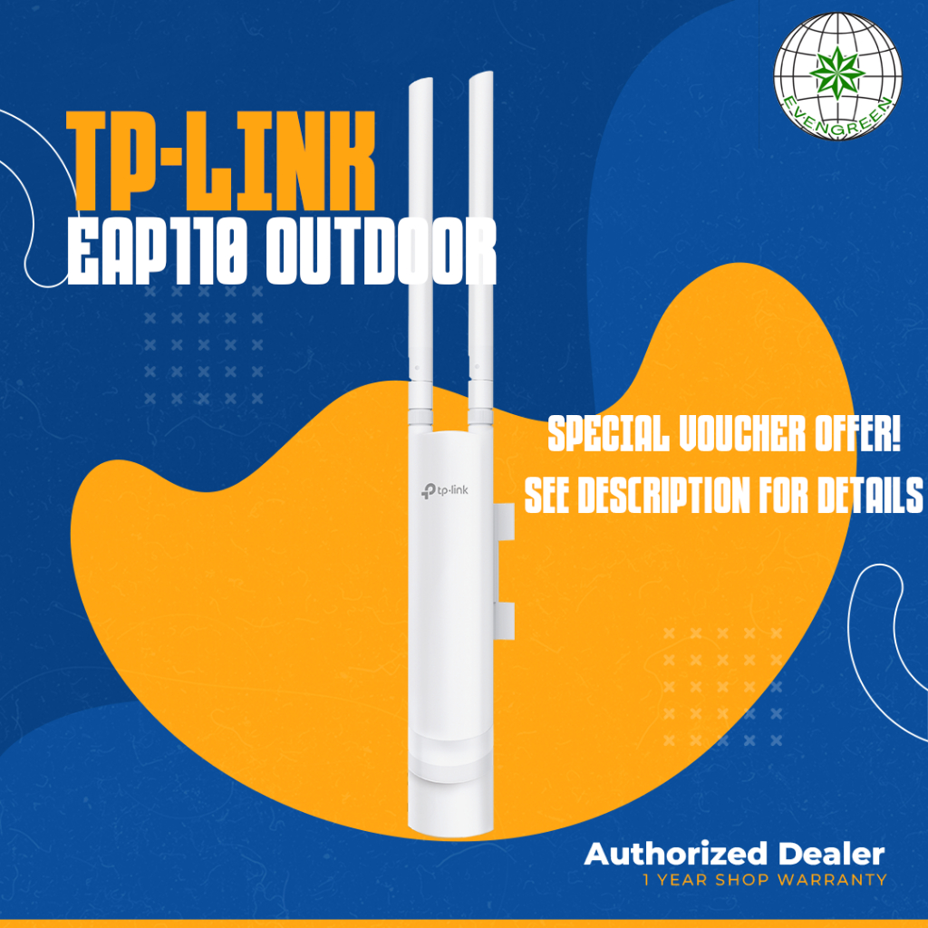 TP-Link OMADA EAP110-Outdoor N300 Wireless N Outdoor Access Point V3 ...