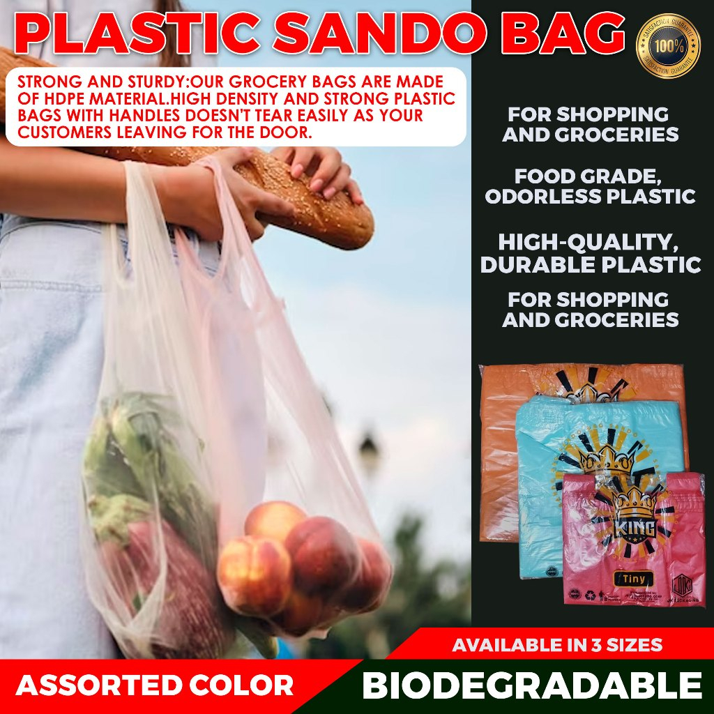 KING Colored Sando Plastic Bag Market Plastic Bag ( Mini,Tiny, Medium ...