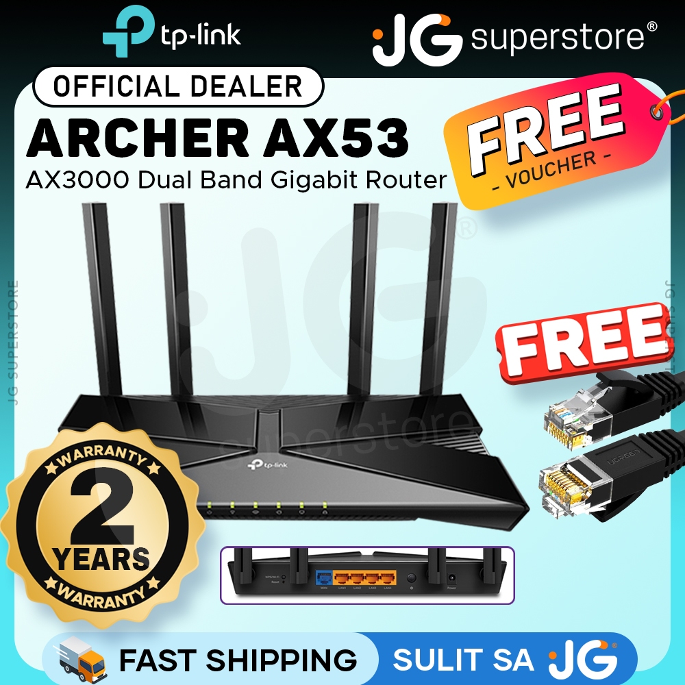TP-Link Archer AX53 AX3000 Dual Band Gigabit Wi-Fi 6 Router with ...