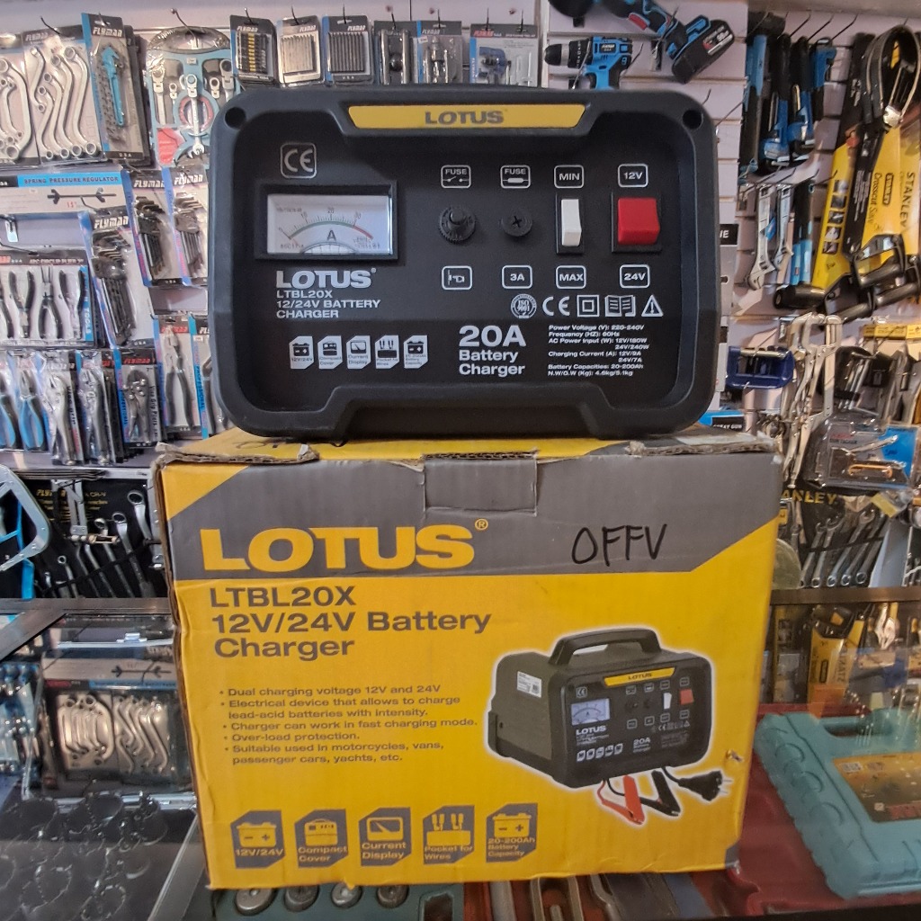 Lotus Battery Charger 12V/24V 20A LTBL20X | Shopee Philippines