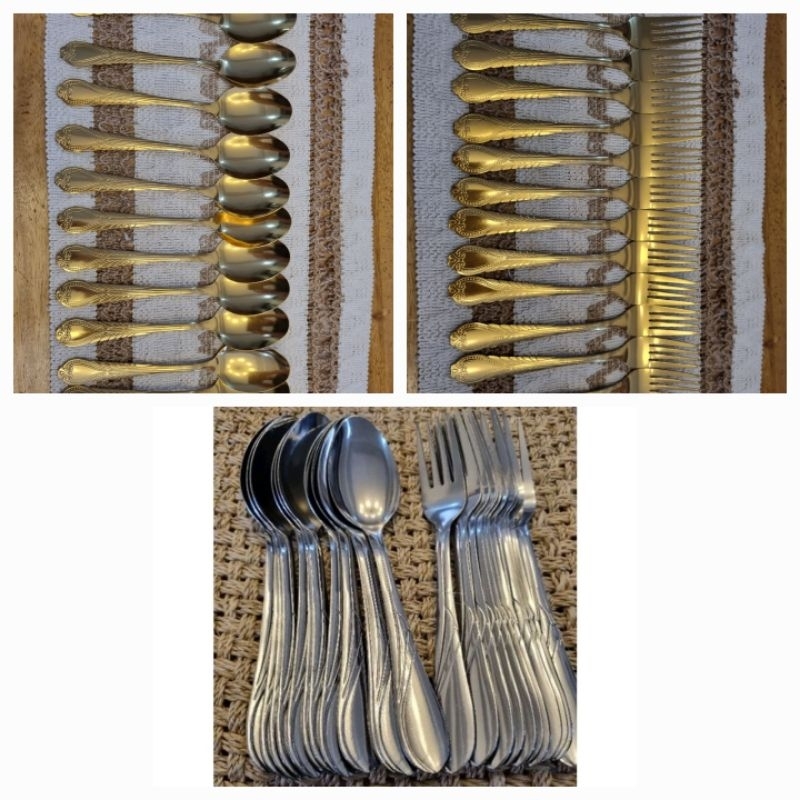 Stainless steel kutchara at tinidor MAKAPAL | Shopee Philippines