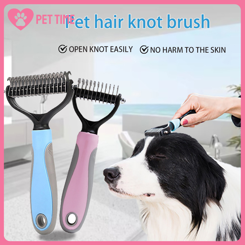Pet Knotting Comb Cat And Dog Stainless Steel Beauty Hair Tool Pet ...