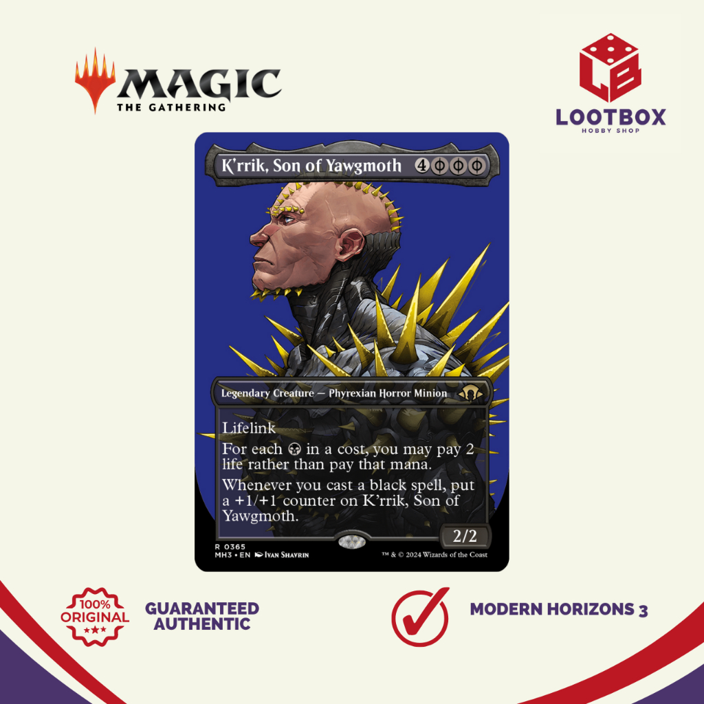 Magic the Gathering: K'rrik, Son of Yawgmoth (Rare) - Modern Horizons 3 ...