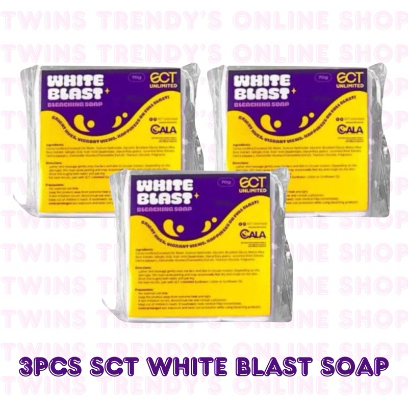 3PCS SCT WHITE BLAST SOAP| ROSMAR KAGAYAKU SOAP | Shopee Philippines