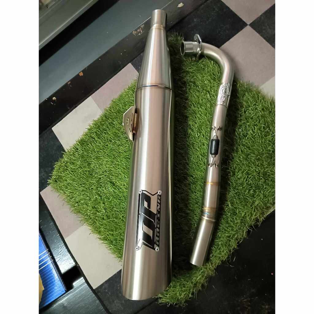 OP RACING PIPE FOR WAVE 125, 57MM STAINLESS, MADE BY OPBR EXHAUST ...
