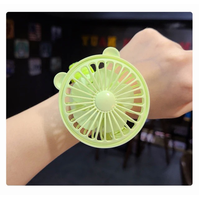 Lavender My Melody Watch Fan Strong Wind Low Noise Rechargeable Long ...