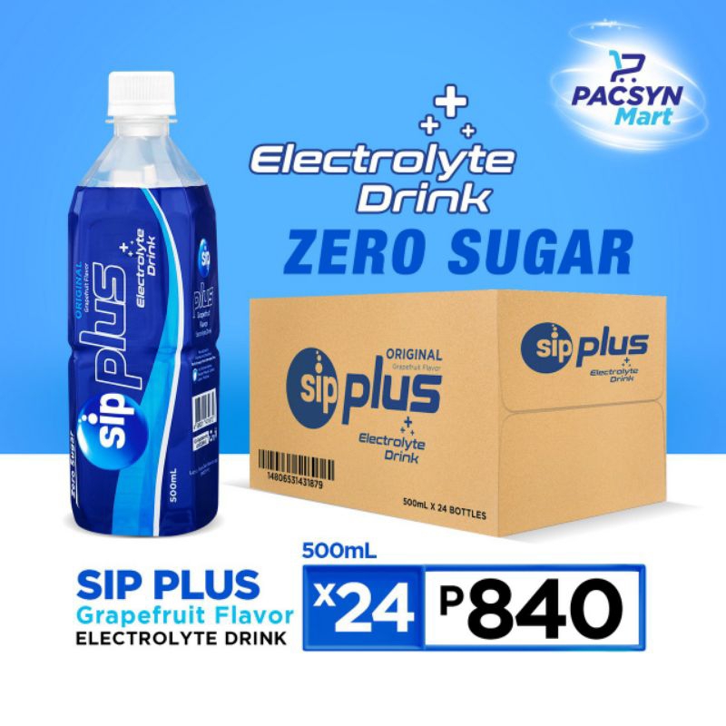 SIP PLUS ORIGINAL 500MLX24 | Shopee Philippines