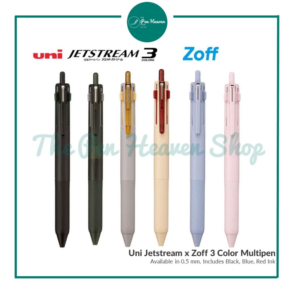 Uni Jetstream x Zoff 3 Color Multipen (SXE3-607) | Shopee Philippines