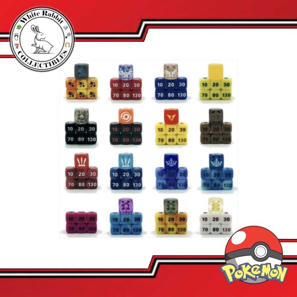 [Pokemon] Choose Your Damage Dice for Pokemon Card Games | Shopee ...