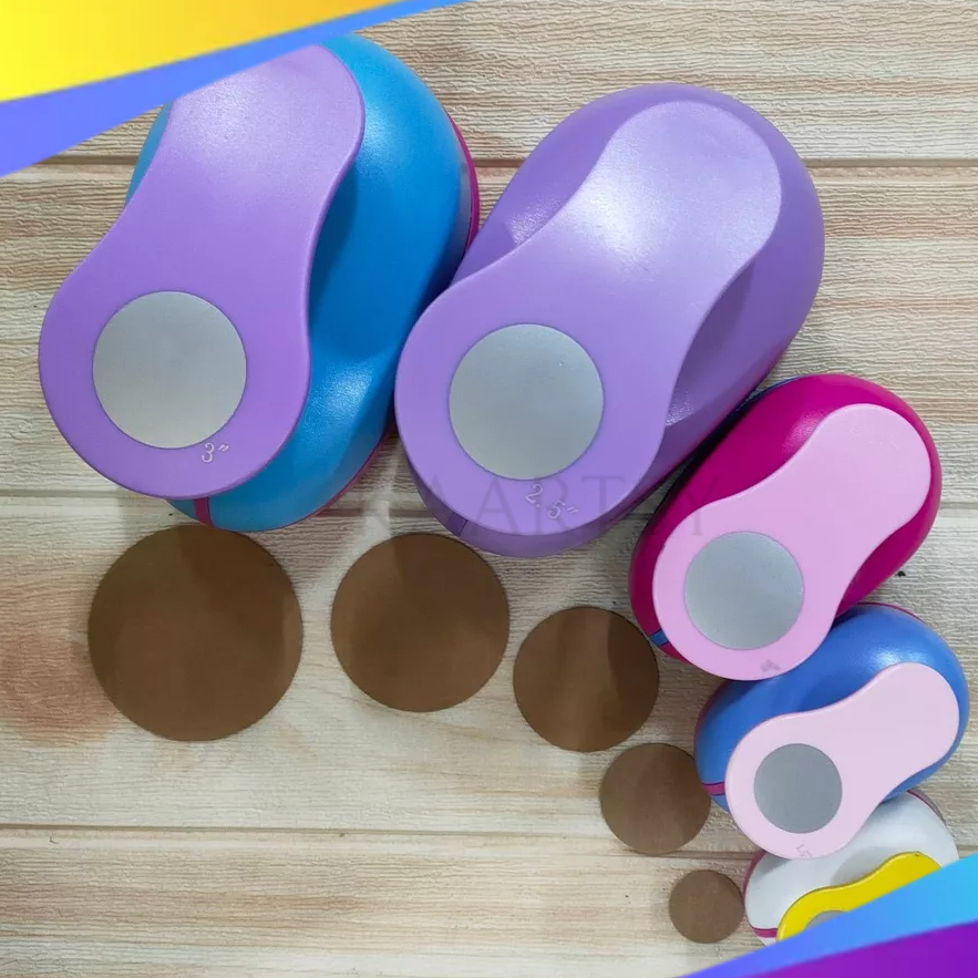 DIY Circle Craft Puncher Round Puncher for Scrapbooking Cake topper ...