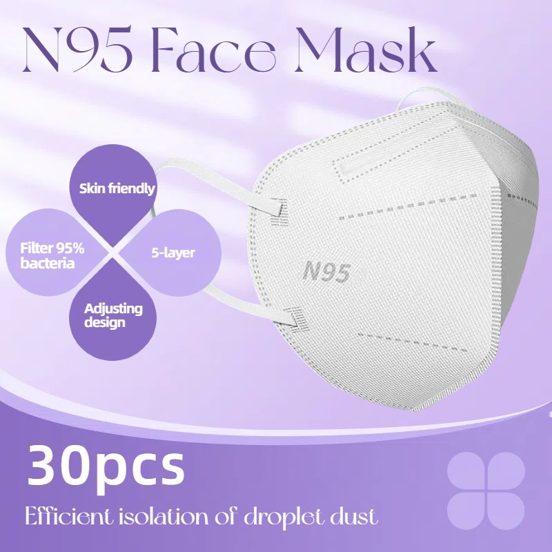 【COD】N95 Face Mask 5 Layers Of Filtration Efficient Protection And ...