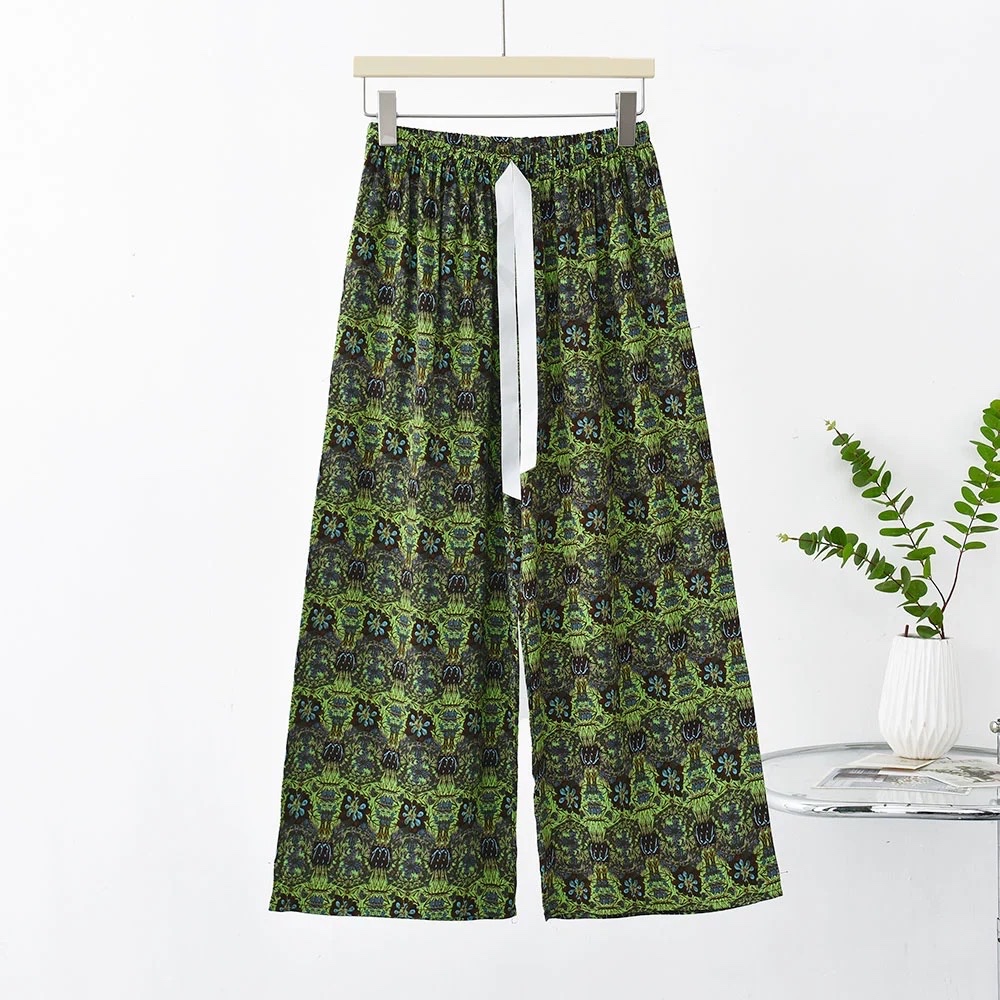 Plus Size cotton spandex Square Pants - Fits Large to XXL beach flower ...