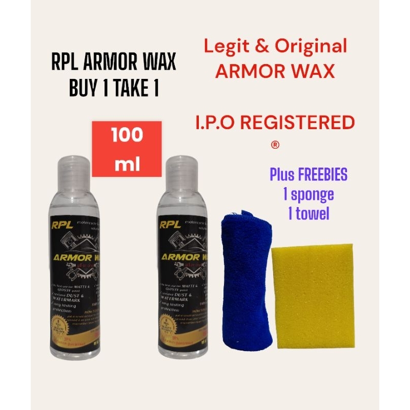 ARMORWAX RPL buy1 take 1 100ml | Shopee Philippines