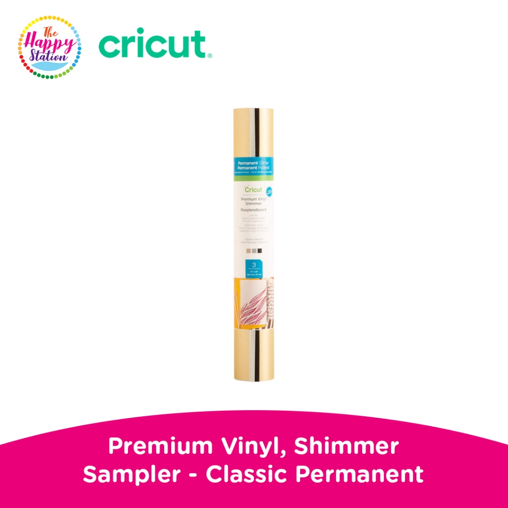 CRICUT | Premium Vinyl Shimmer Sampler, Classics - Permanent | Shopee ...