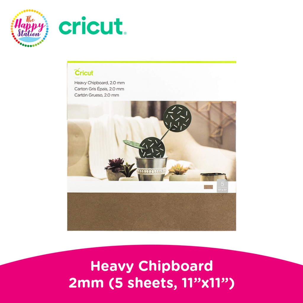 CRICUT | Heavy Chipboard, 2mm (5 sheets, 11" x 11") | Shopee Philippines