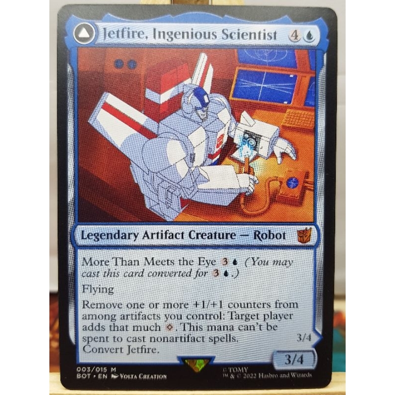 Jetfire, Ingenious Scientist ( Transformer ) Magic the Gathering ...