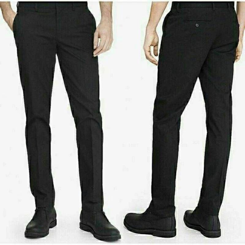 WELL OFF SLACKS FOR MEN (BLACK, NAVY BLUE, KHAKI) | Shopee Philippines