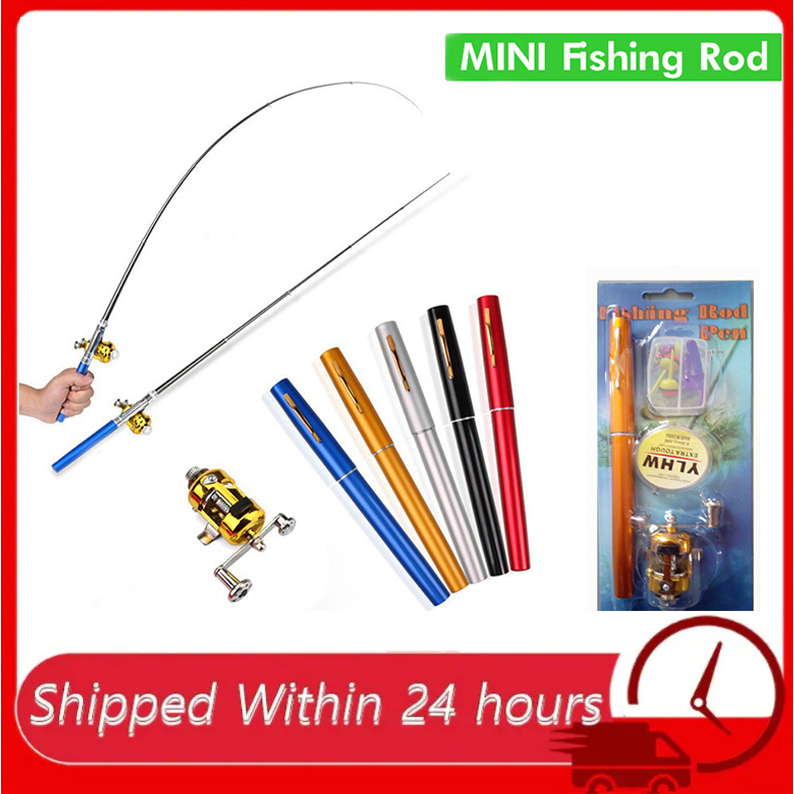 Super Light Portable Pen Shape Fishing Rod Set Mini Telescopic Fishing ...