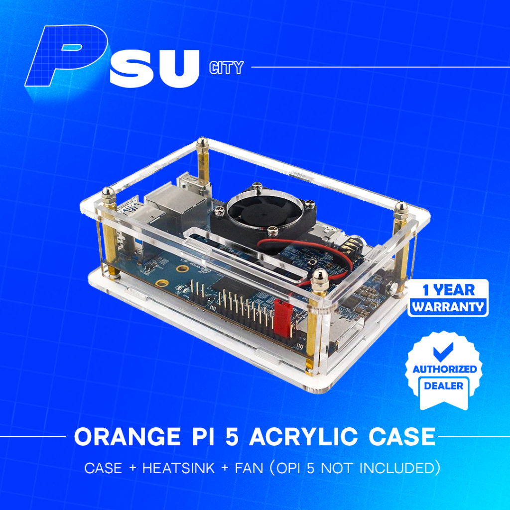 Orange Pi 5 Acrylic Case (Case + Fan + Heatsink Only) | Shopee Philippines