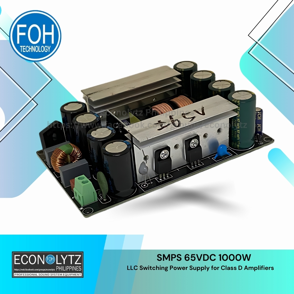 ORIGINAL SMPS 65VDC 1000 Watts LLC Switching Power Supply for Class D ...